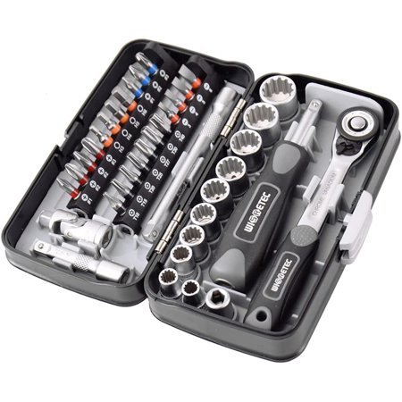 Mini Ratchet Wrench,38pcs Mini Ratchet Wrench Set 1/4" Socket Screw ...