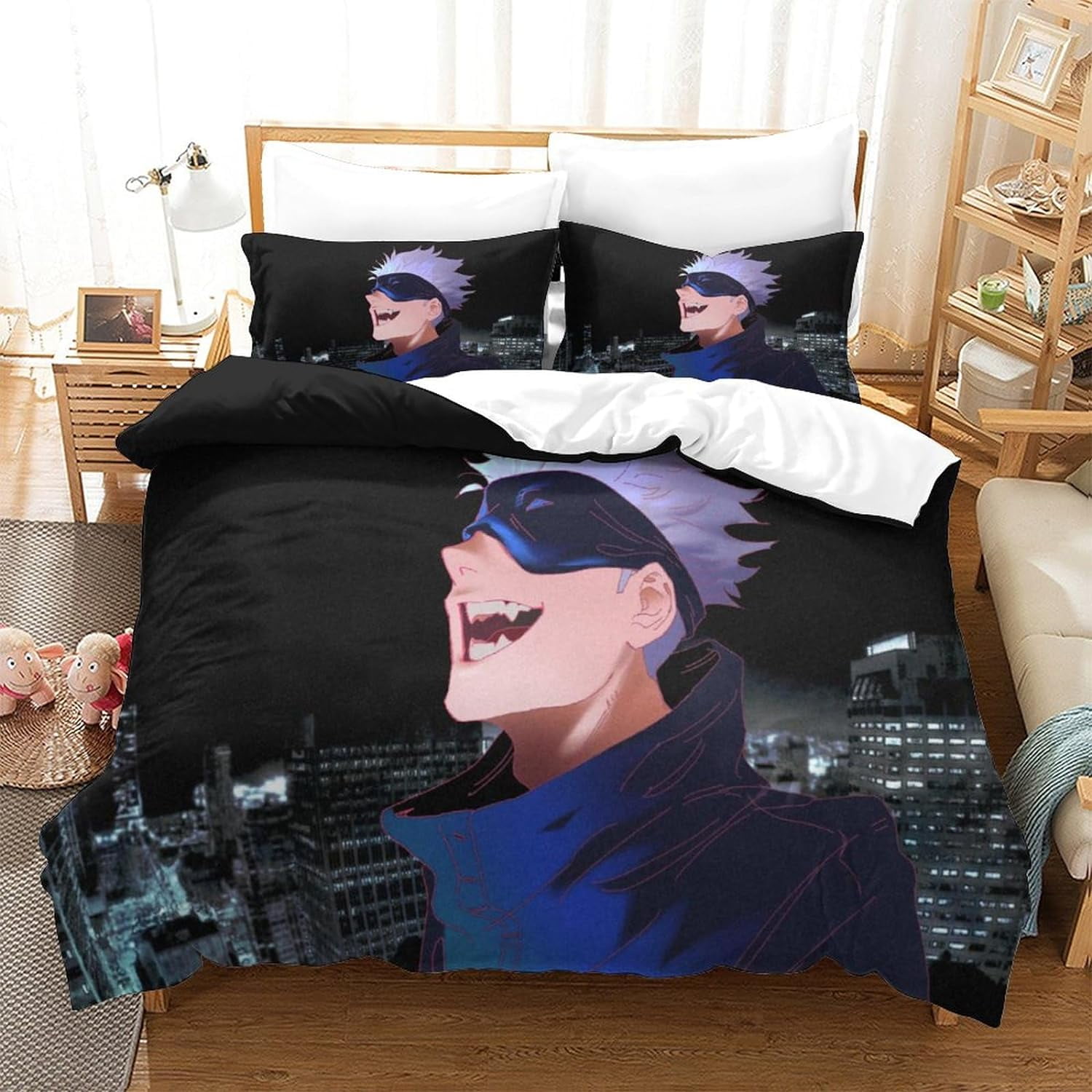 Click here for Yingd Anime Satoru Gojo Bedding Duvet Cover Set Ju... prices