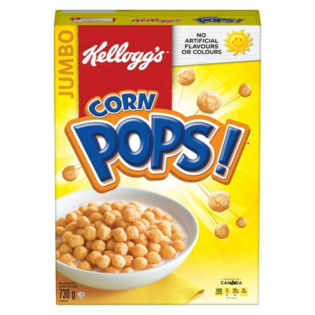 Kellogg’s Corn Pops Cereal, Jumbo Size, 730g, 730g - Walmart.ca