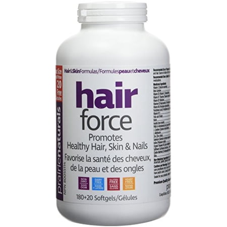 Prairie Naturals Bonus hair force softgel 200 Count | Walmart Canada