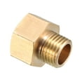 Brass Pipe Fitting, Adapter G1/4 Male x G3/8 Female Coupling 2pcs ...