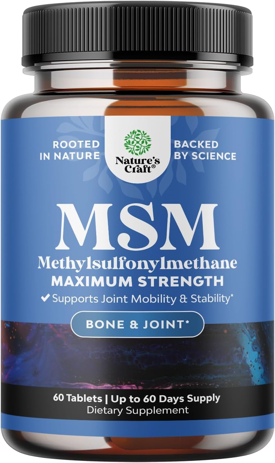 Natures Craft Msm 60 Capsules Sabor Sin Sabor | Walmart en línea
