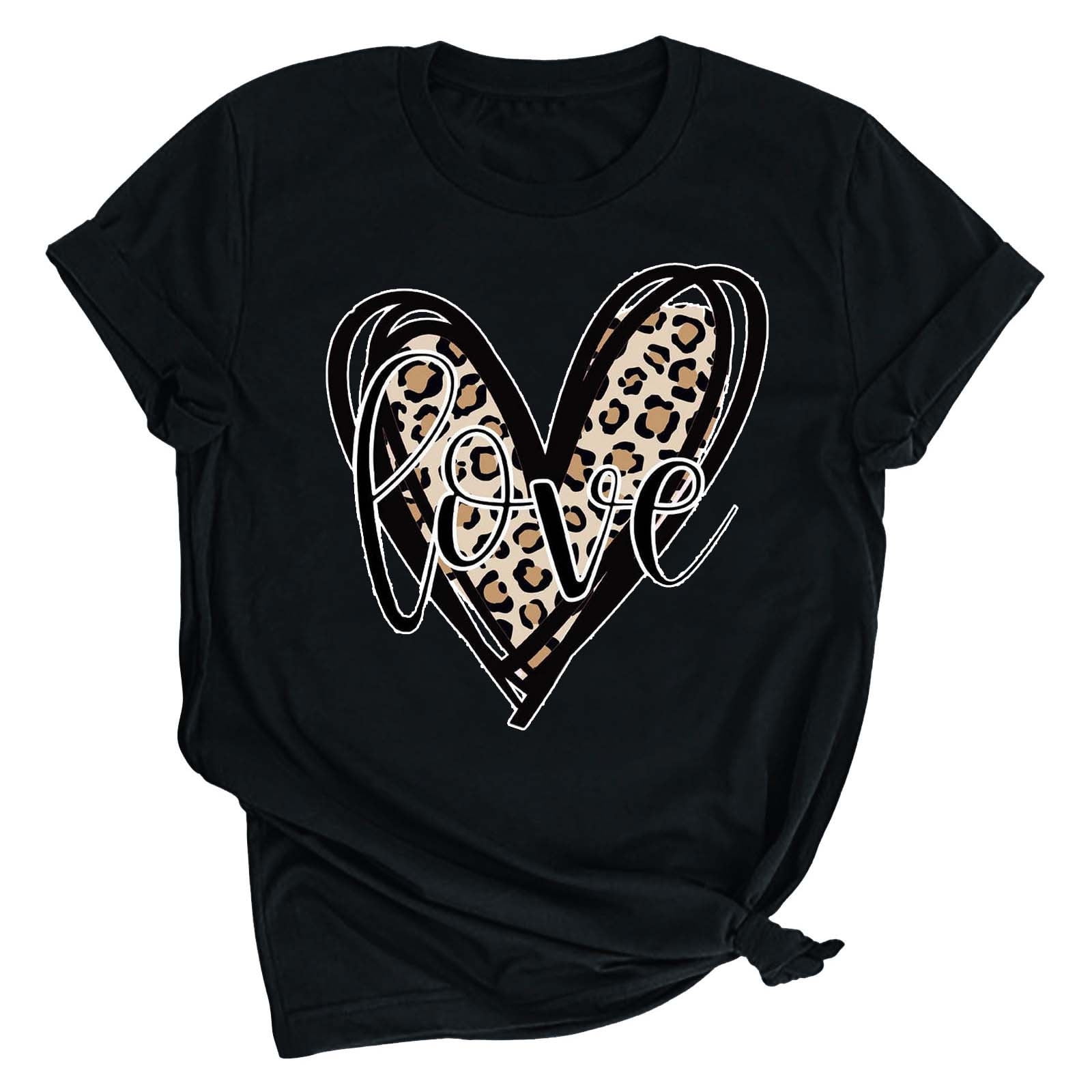 Click here for Pisexur Valentines Day T-Shirt Top Women Printing... prices