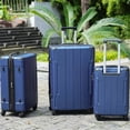 28 Inch Checked-Large Hard Shell Luggage with Spinner Wheels, TSA Lock ...