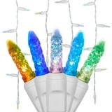 Wintergreen Lighting LED Color Changing Icicle Lights, Set of 50 Multi ...