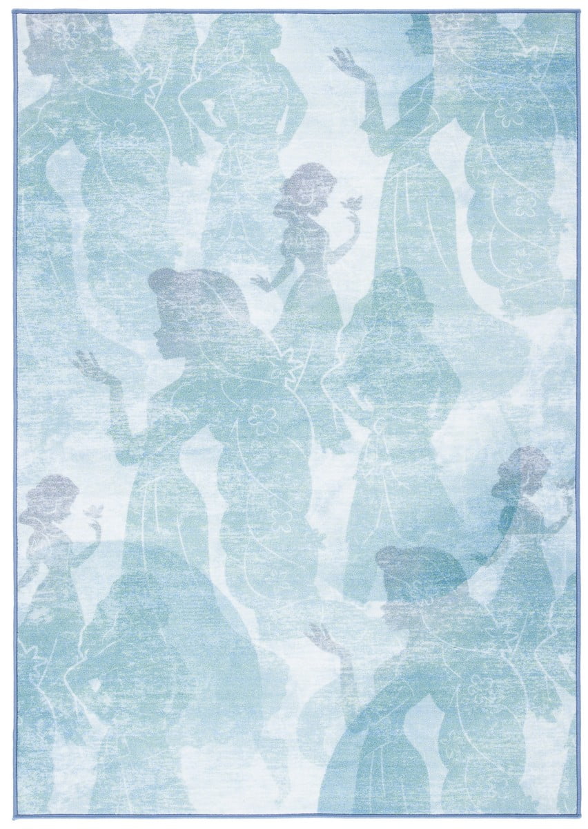 Disney Princess Collection - Assurance Area Rug, 5' x 7', Light Blue ...