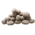 24pcs Light Weight Ceramic Fiber Pebble Stones for Indoor, Gas Inserts ...