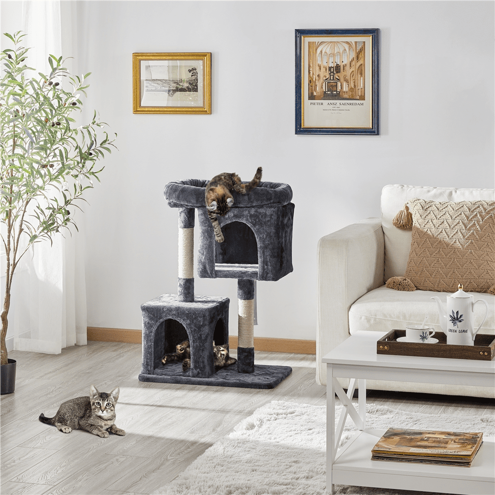 Click here for Yaheetech 33.5 Height Plush Cat Tree With Double C... prices