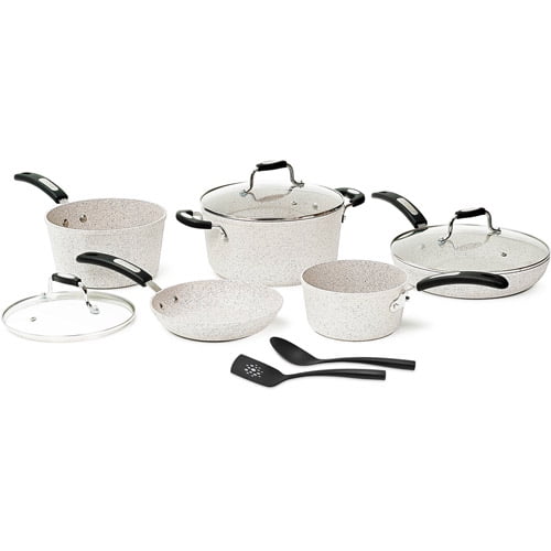 Starfrit The Rock Sand Cookware Set, 10 Piece - Walmart.com - Walmart.com