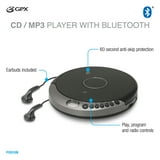 GPX CD/MP3 Player with Bluetooth (PCB319B) - Walmart.com