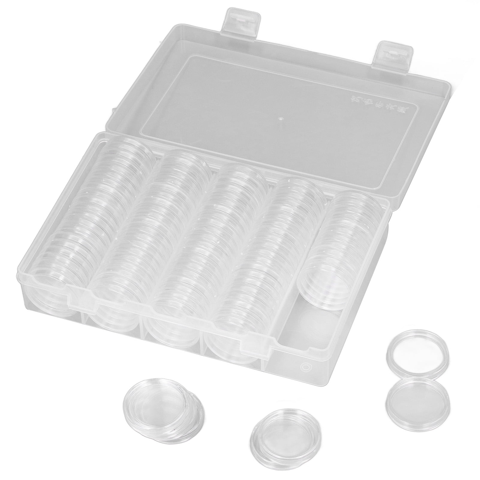 Click here for Staiysm Coin Holder 100 Pieces Storage Plastic Tra... prices