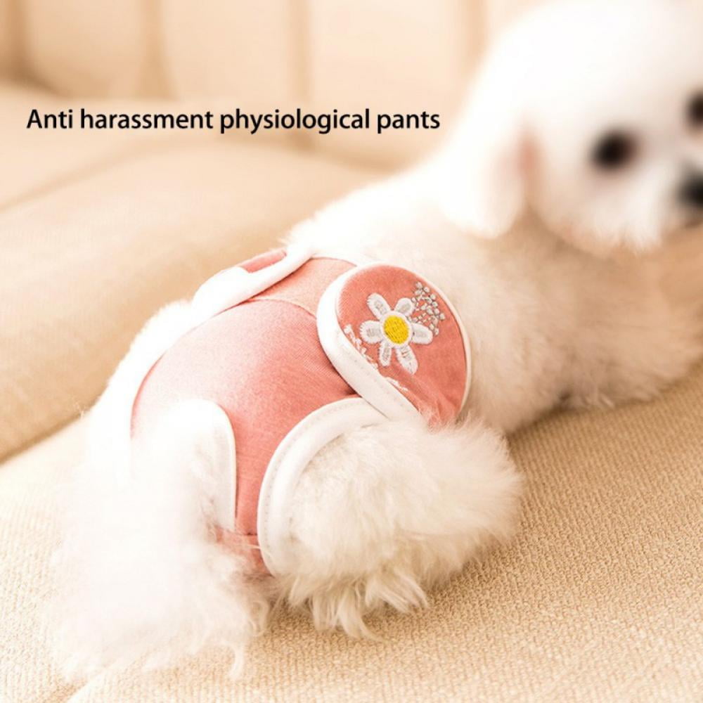 Pet Physiological Sanitary Pants Dog Sanitary Pants Adjustable Female ...