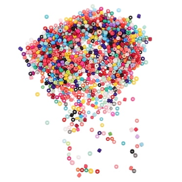Craft County Glass Bead Mix – 1 LB Bag of Assorted 10mm-16mm Round ...