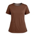 Scrub Tops for Woman - Soft Stretch, V-Neck Top Scrubs with 2 Pockets ...