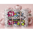 20oz Skinny Tumbler Wrap PNG | Retro Pop Art Cartoon Dog | Good Vibes ...