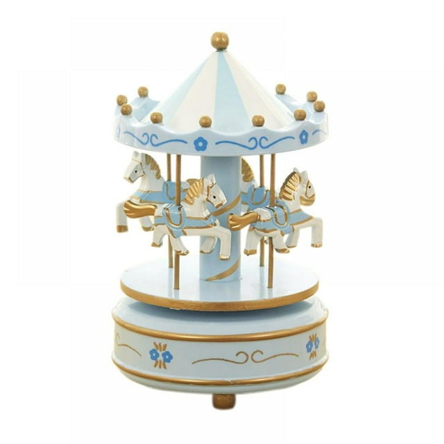 Carousel Music Box for Girls - Color Changing Musical Carousel Horse ...
