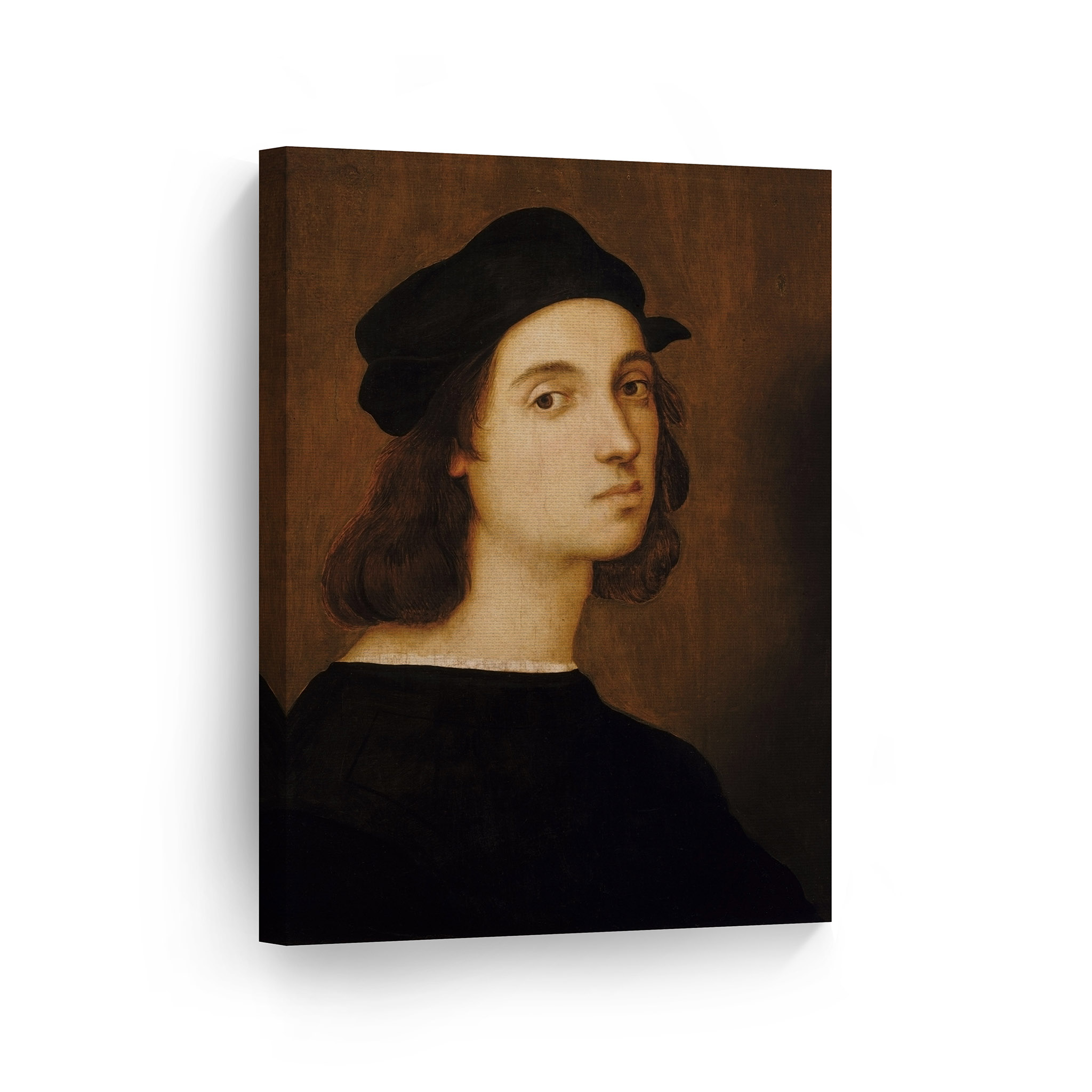 Smile Art Design Self Portrait by Raphael Art Canvas Print Famous Fine ...