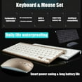 The Perfect Part Wireless Keyboard & Mouse, Cute Keyboard for PC ...