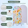 Bloom Flowers Arch Backdrop Cover, 6.6FT, Colorful Floral Spandex Arch ...