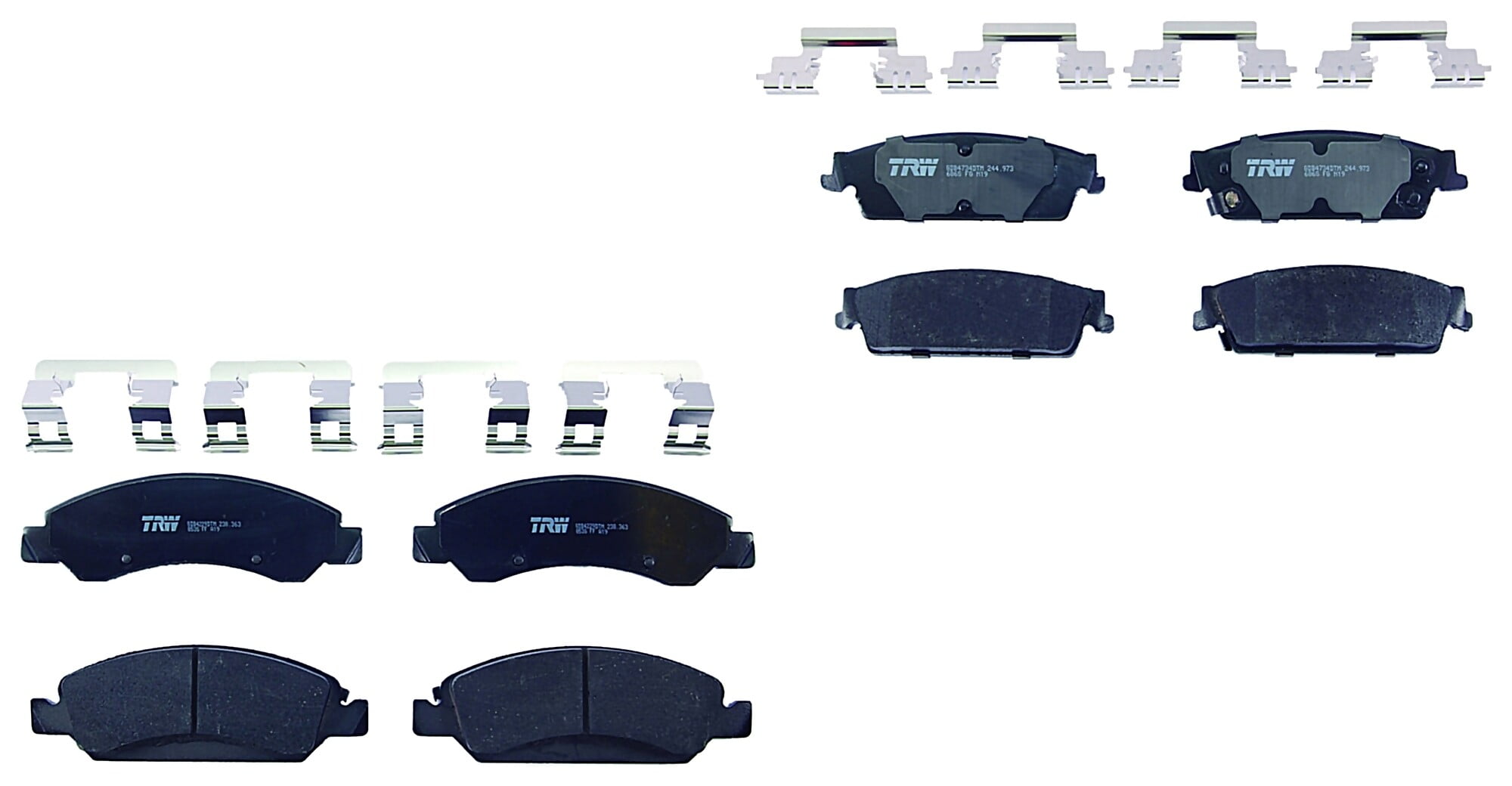 Set Balatas Cerámicas Silverado 2500 2007 A 2018 Chevrolet TRW ...