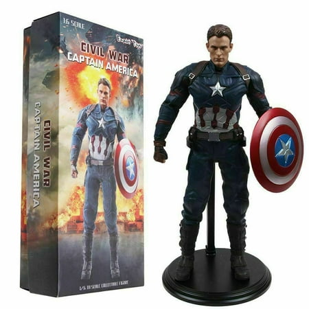 Disney Avengers Endgame Captain America 20cm Action Figure KO's Custom ...