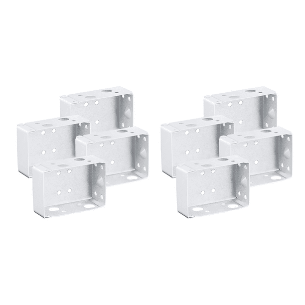 8 Pieces Blind Brackets 2 Inch Low Profile Box Mounting Bracket for ...