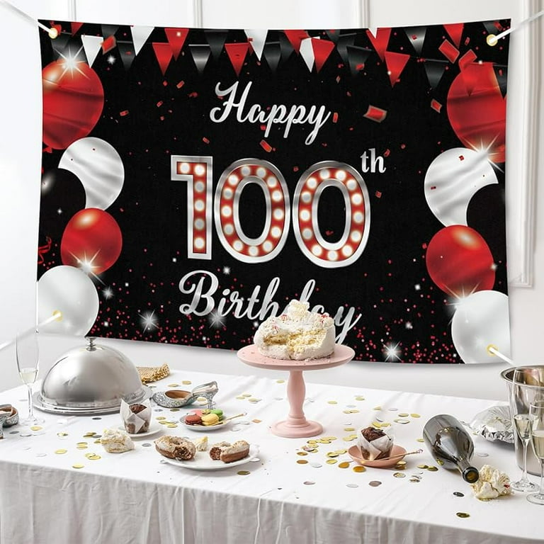100th Birthday Party Supplies 100th Birthday Party Supplies,