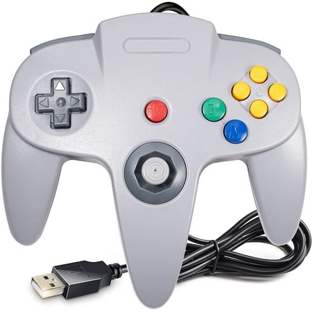 USB N64 Controller,XYCCA Classic Wired N64 Gamepad Joystick for N64 ...