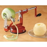 Apple Peeler, Corer, Slicer with Vacuum Base - Stainless Steel Kitchen ...
