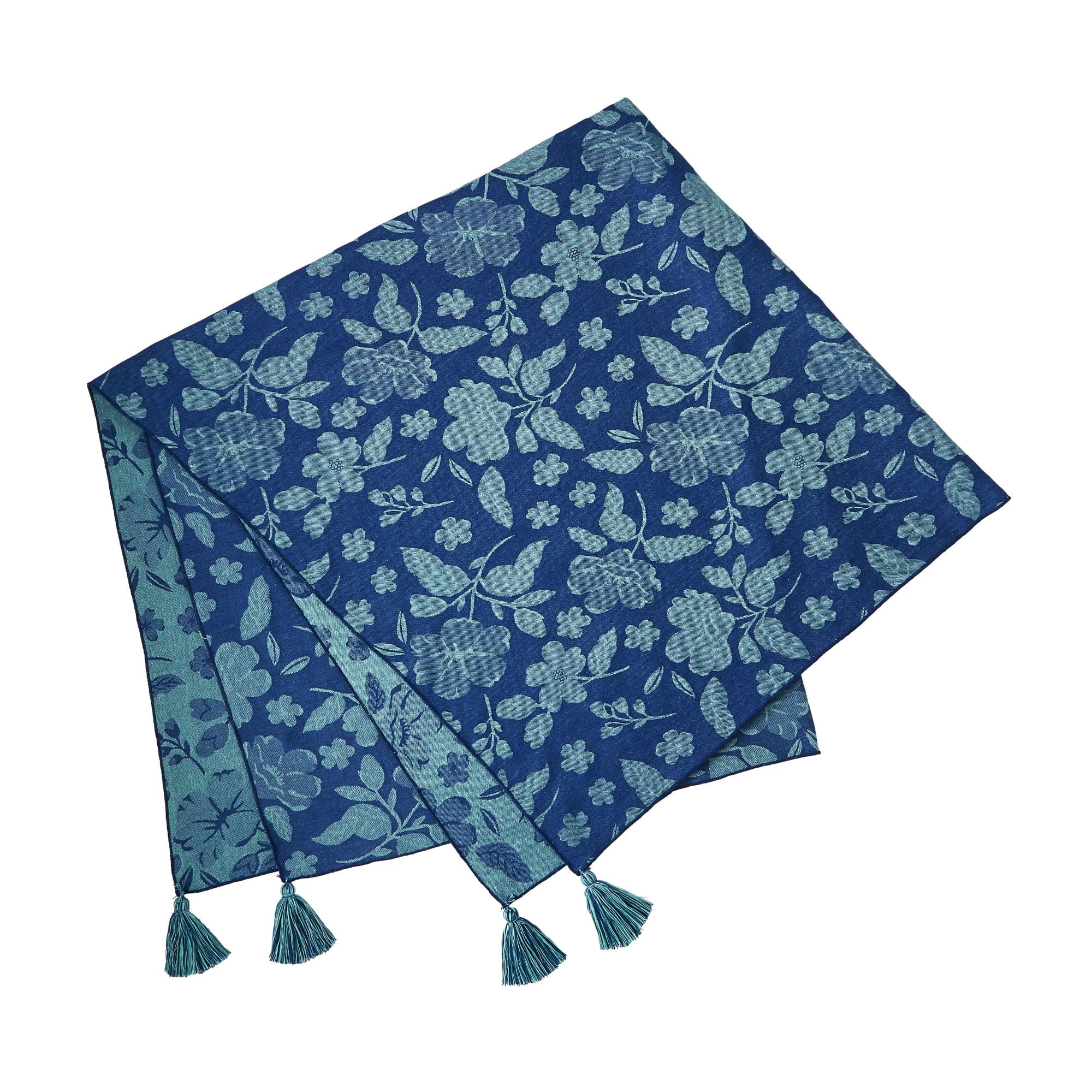 The Pioneer Woman Evie Floral Table Throw, 50" x 50", Multi-color ...