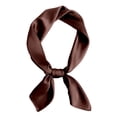 jiaxiM Neck Scarf Cotton Women Minimalist Solid Color Square Silk Feel ...