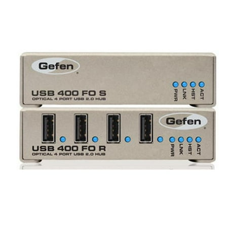 Gefen EXT-USB-400FON USB 400 FO - Optical 4 Port USB 2.0 Hub | Walmart ...