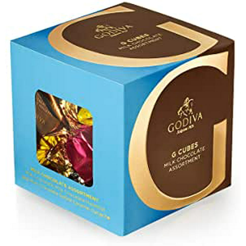 Godiva G Cubes Milk Chocolate Assortment 22 Pcs - Walmart.com - Walmart.com
