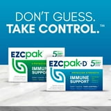 EZC Pak+D 5-Day Power Immunity Booster - Zinc, Vitamin C & D, Echinacea ...