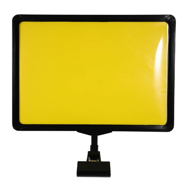 BRIGHTFUFU Titular de la etiqueta de precio Publicidad Ajustable RATCHE ...