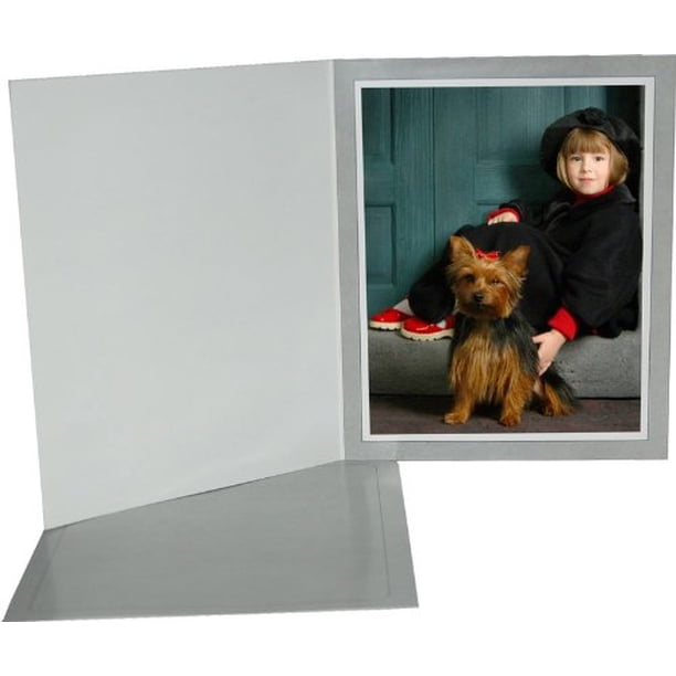 Carpeta de fotos de cartón Malelo and Company 4x6 gris claro | Bodega ...