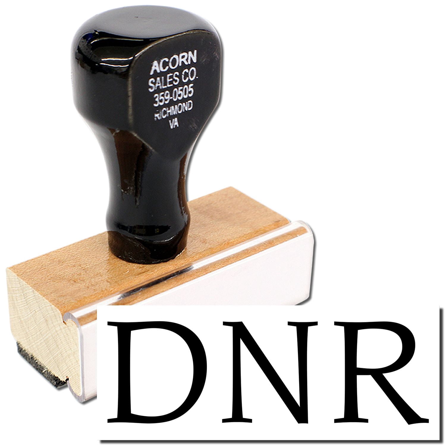 Dnr Medical Rubber Stamp, Wooden Handle Rubber Stamp, Laser Engraved ...