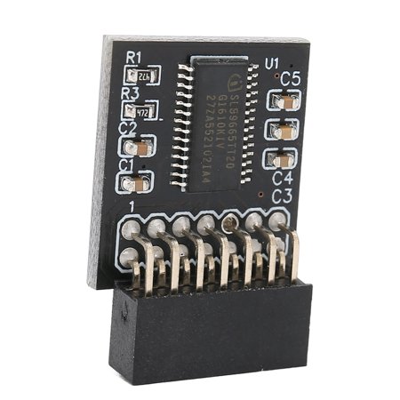 TPM 2.0 Security Module, TPM 2.0 Encryption Security Module 14 Pin PCB LPC Interface For ...