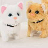 BESTSKY Cat Stuffed Animal,Interactive Kitty Stuffed Animal Cat ...