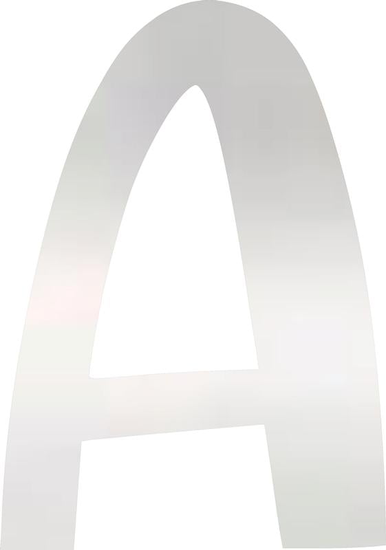 Acrylic Letter A Icebold, 4'' Tall Clear Custom Wedding Plastic Letters ...