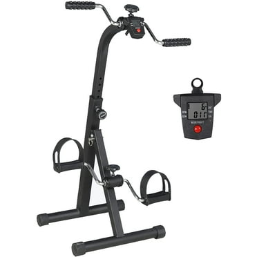 Drive Medical Folding Exercise Peddler with Electronic Display, Black ...