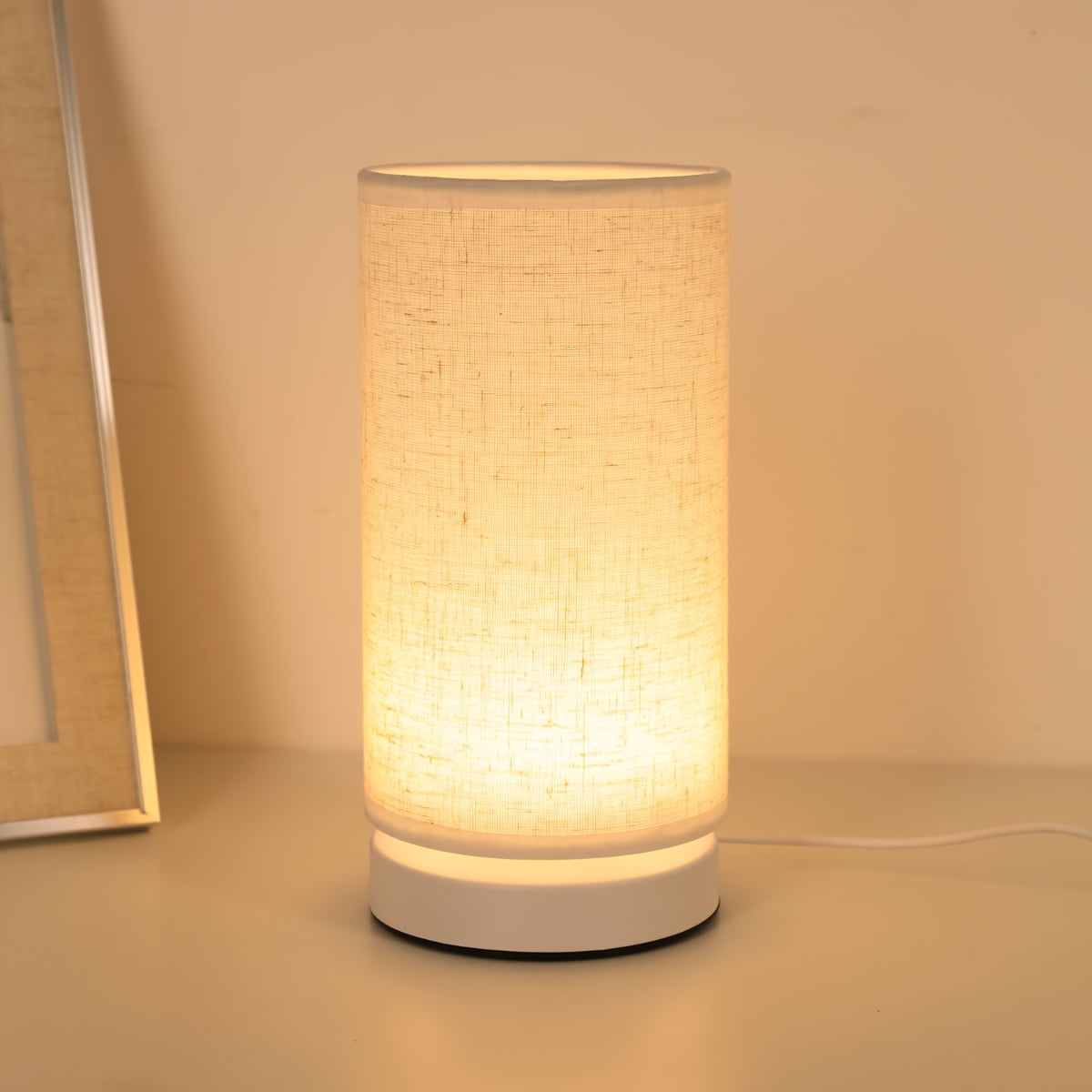 Click here for Unbranded 1pc Modern Nordic Linen Fabric Led Table... prices