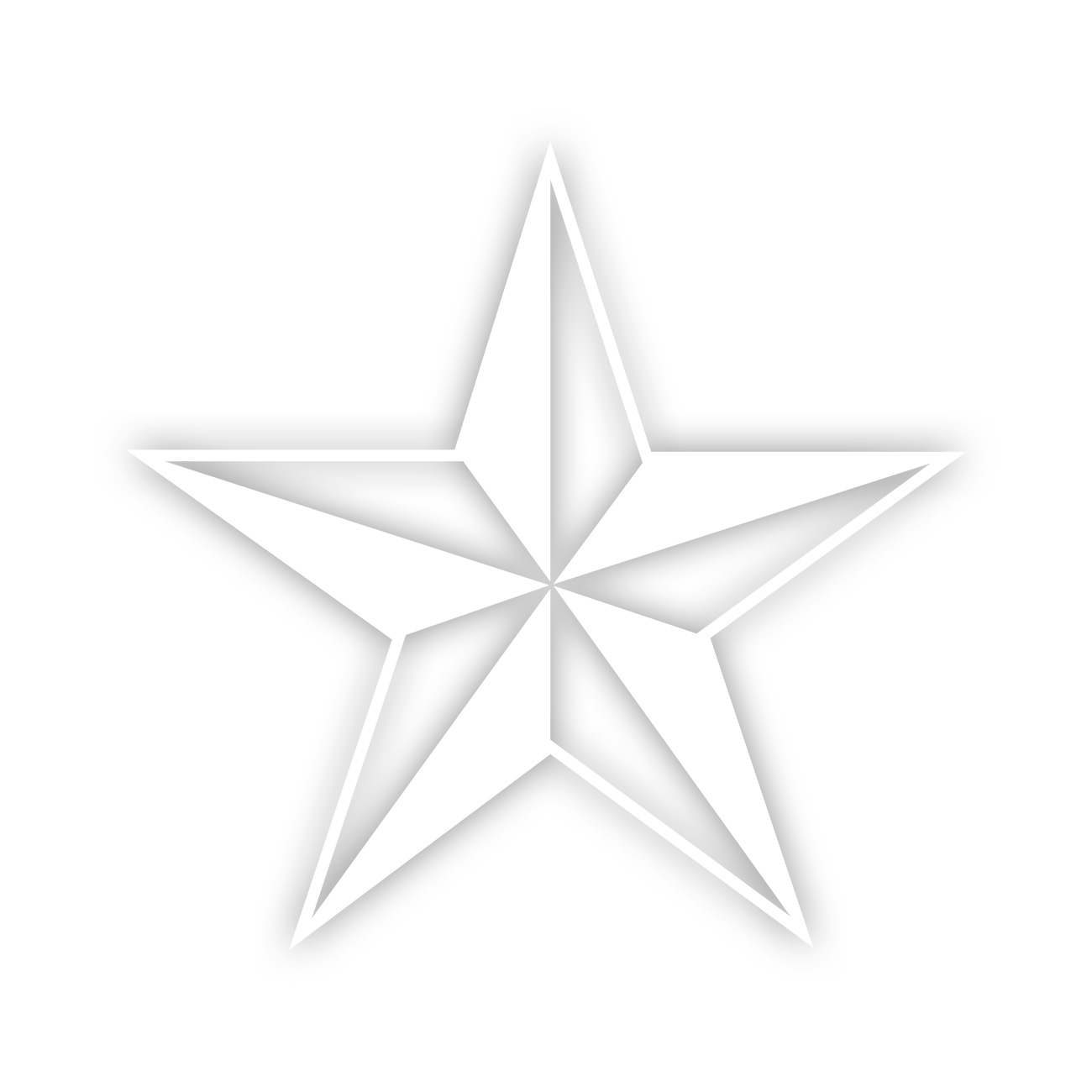 Nautical Star Sticker Decal Die Cut - Self Adhesive Vinyl ...