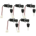 5Set Electric Scooter Power Lock Ignition Key Large Heads Electric Door ...