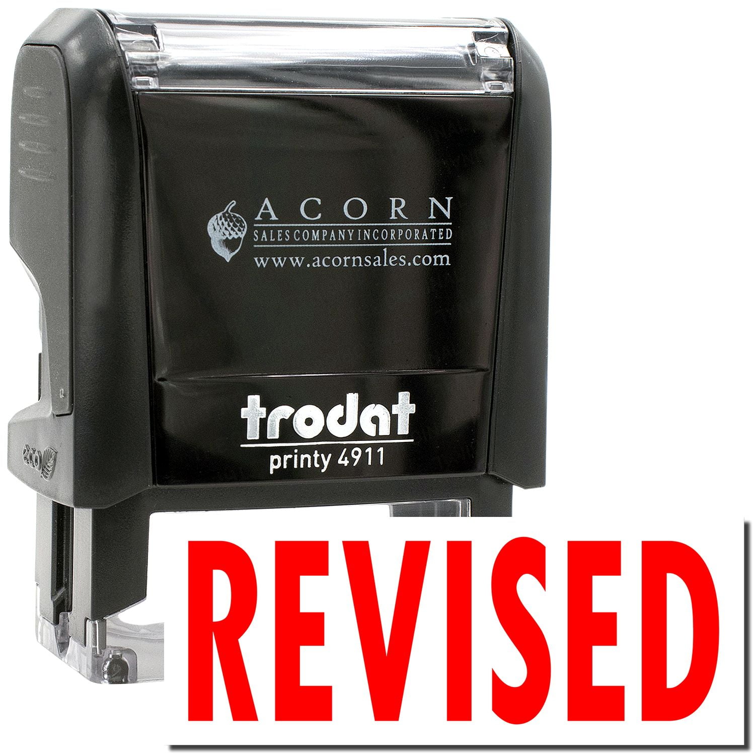 Self-Inking Bold Revised Stamp, Trodat Printy 4911, Press and Print ...