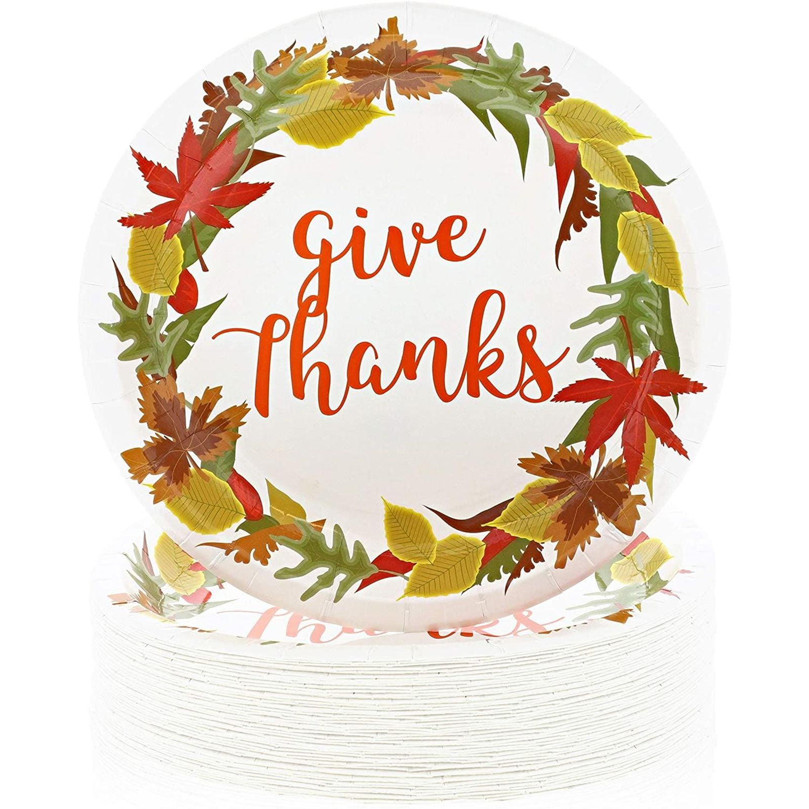 50 Pack Thanksgiving Paper Plates Fall Party Supplies Leaves 50-pack-thanksgiving-paper-plates-fall-party-supplies-leaves