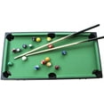 AIPINQI 36 inch Mini Pool Table, Tabletop Billiard Game Set with Cues ...