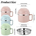 HWHCGZ 1Pc Soup Mugs with Lids,Microwavable Noodle Cooker for Dorm ...