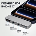 USB-C 4-in-1 Hub, ZIKE Z806 10Gbps USB 3.2 Gen 2 High Speed Data ...