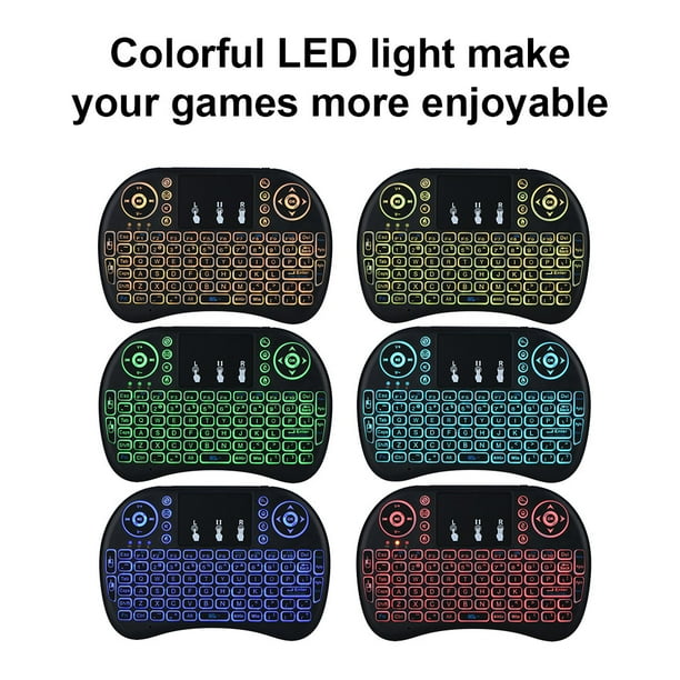Mini Keyboard Wireless Keyboard Qwerty Keyboard Led Keyboard Touchpad ...